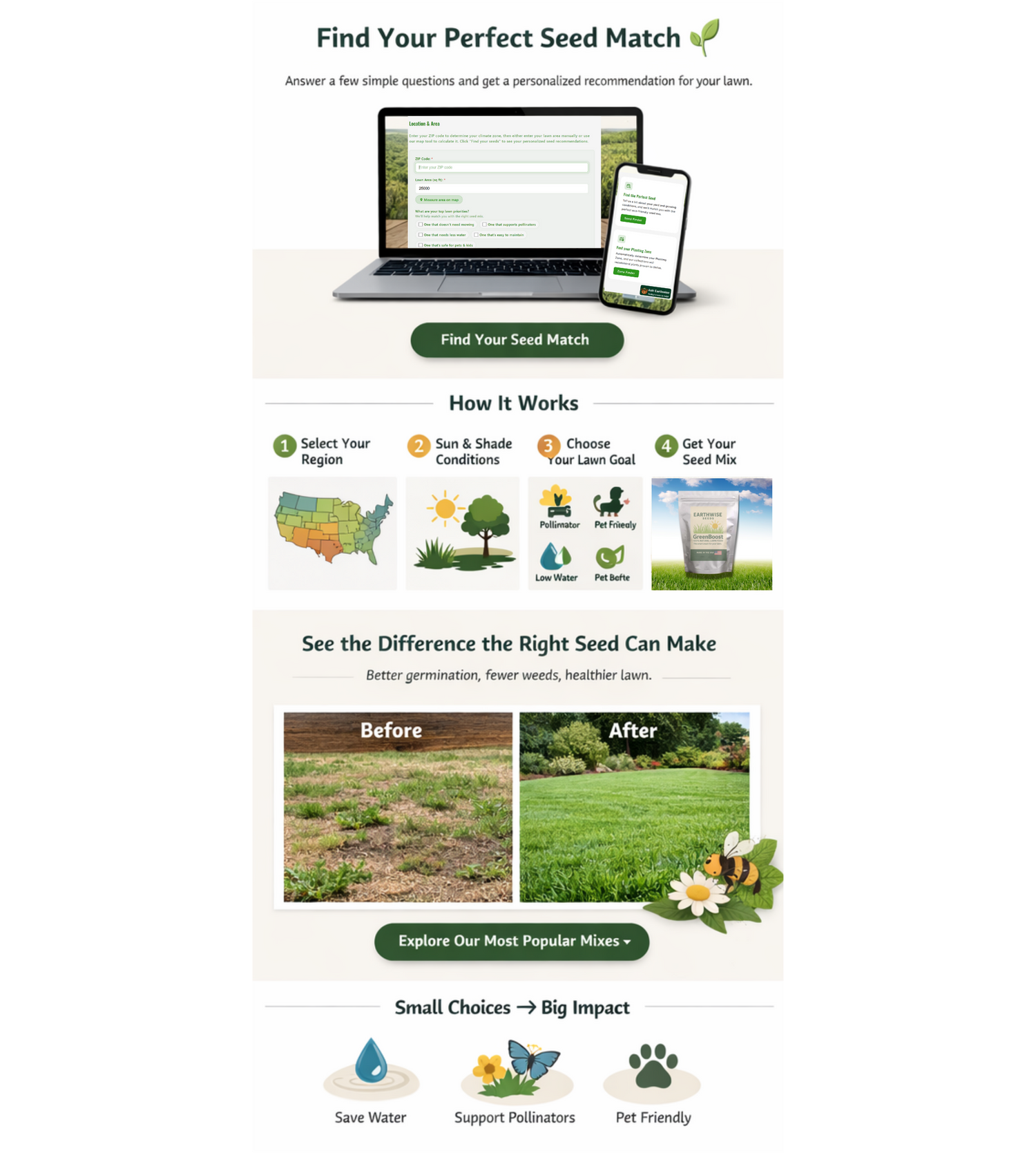 How to Choose the Right Lawn Seed | Region, Goals & Yard Size ...